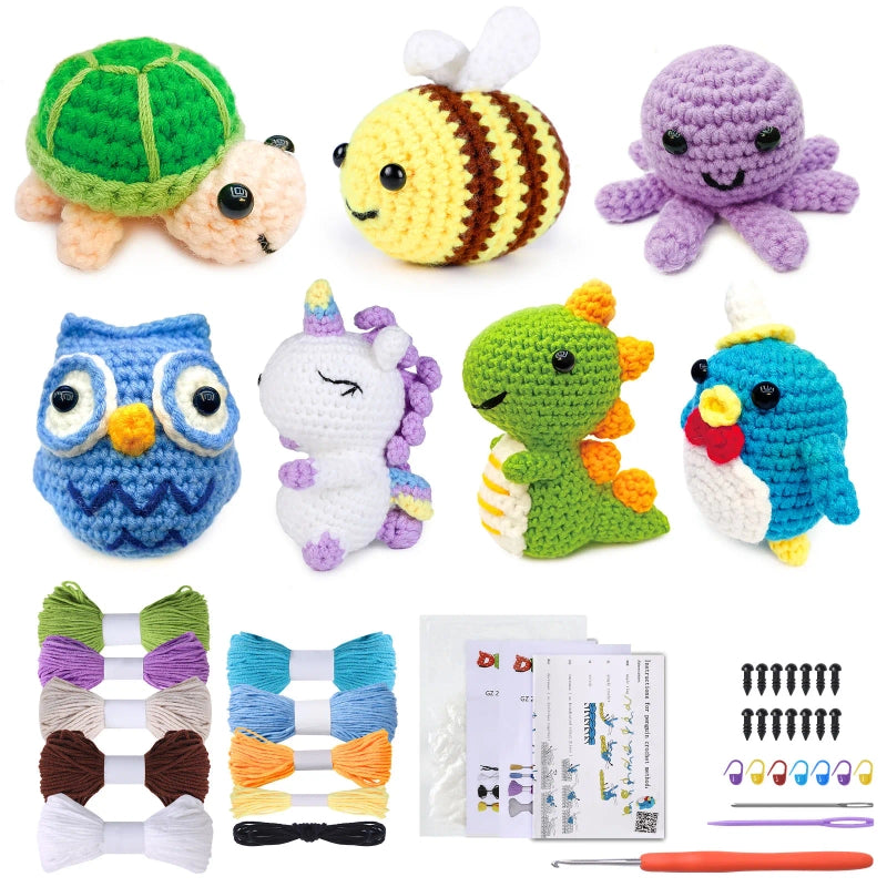 Beginner Crochet Kit - Create Adorable Animals – Andy Stauring YouTube
